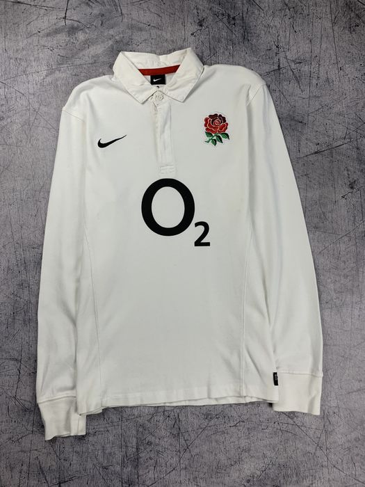 Nike Nike O2 England Rugby Shirt Buttons Designer streetwear | Grailed