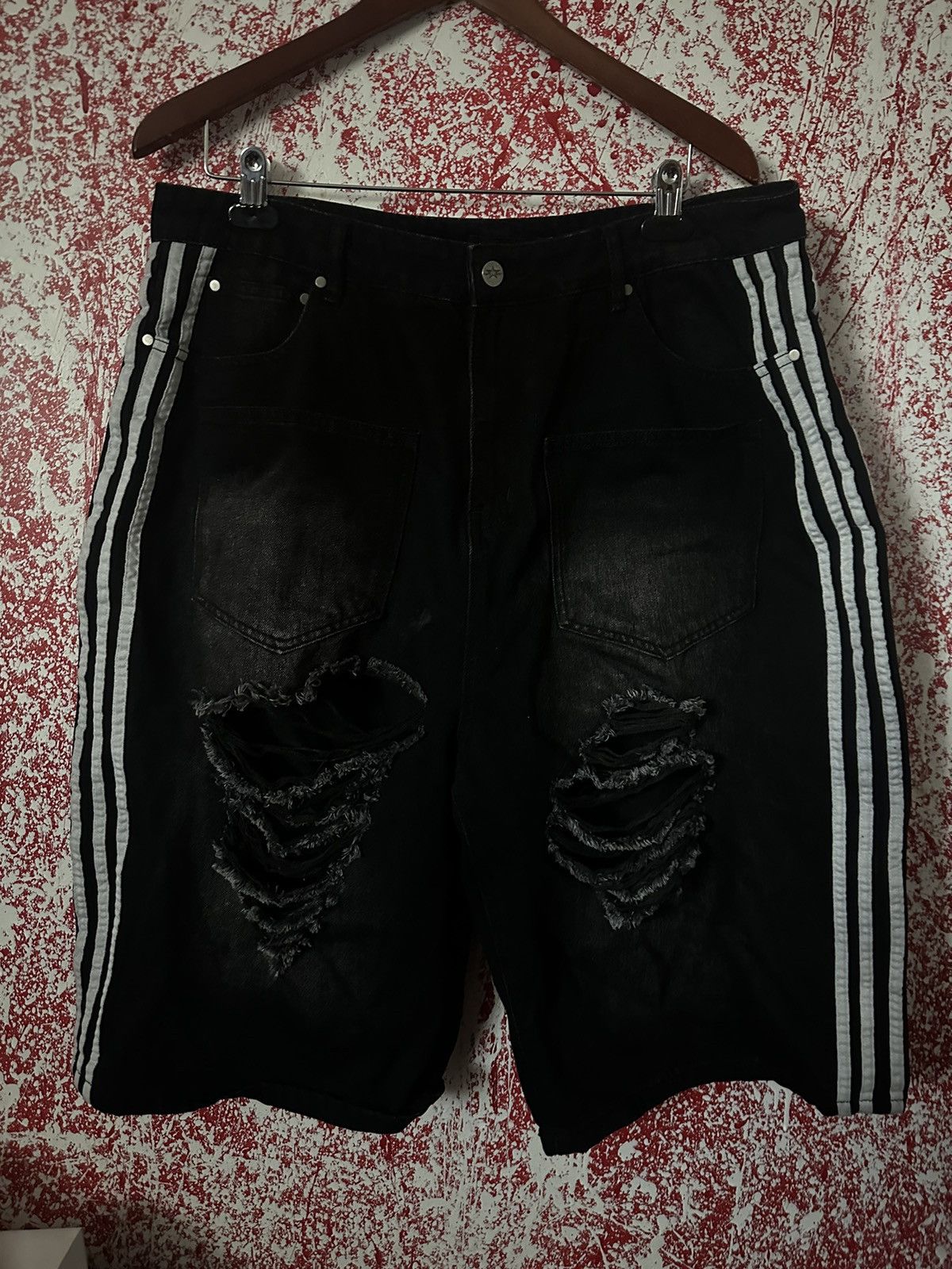 Other × Streetwear × Vintage GV Gallery “BLOWOUT G-LENCI JORTS” Denim ...