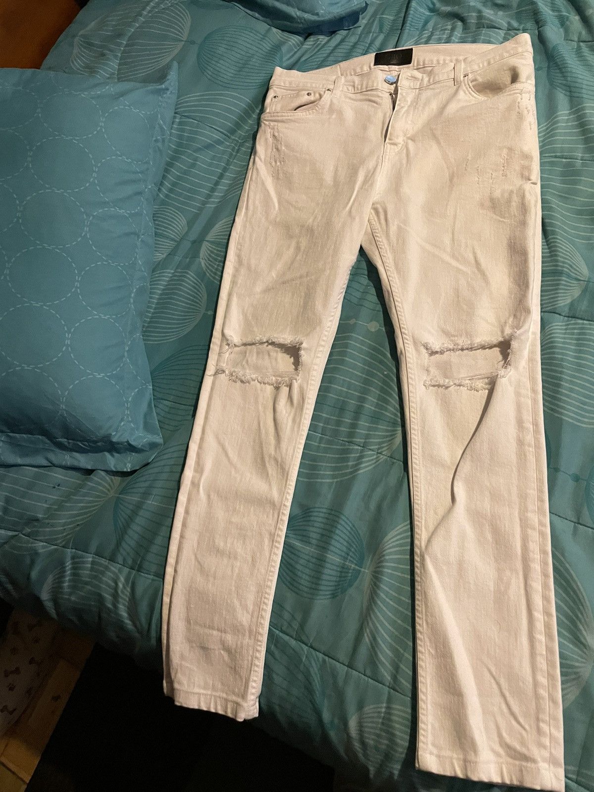 Oro Los Angeles White oro Los Angeles jeans | Grailed