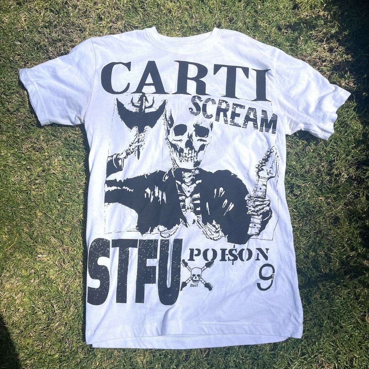 Playboi Carti Playboi Carti 2017 “scream skeleton” concert merch | Grailed