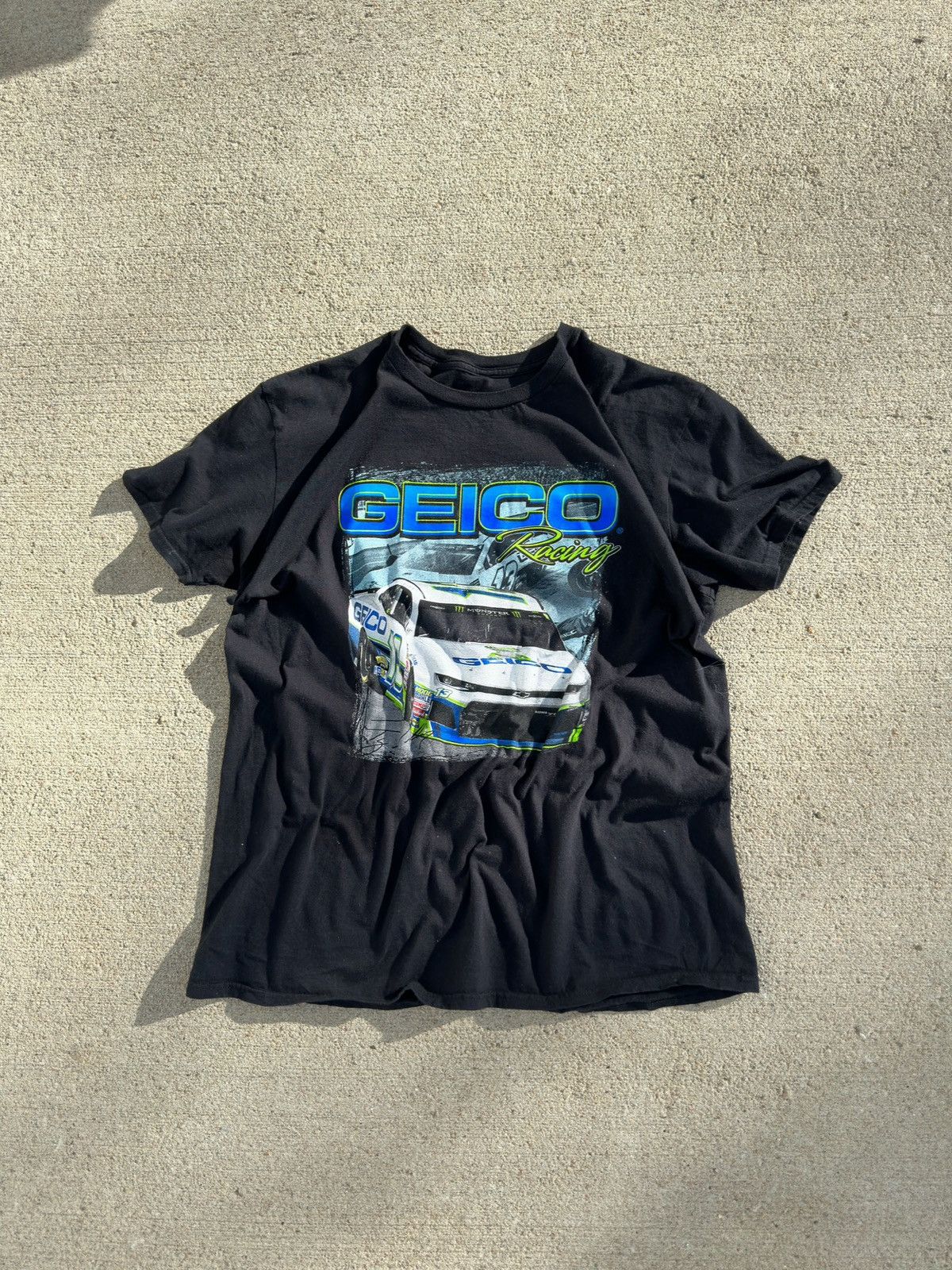 Racing VINTAGE GEICO RACING TEE | Grailed