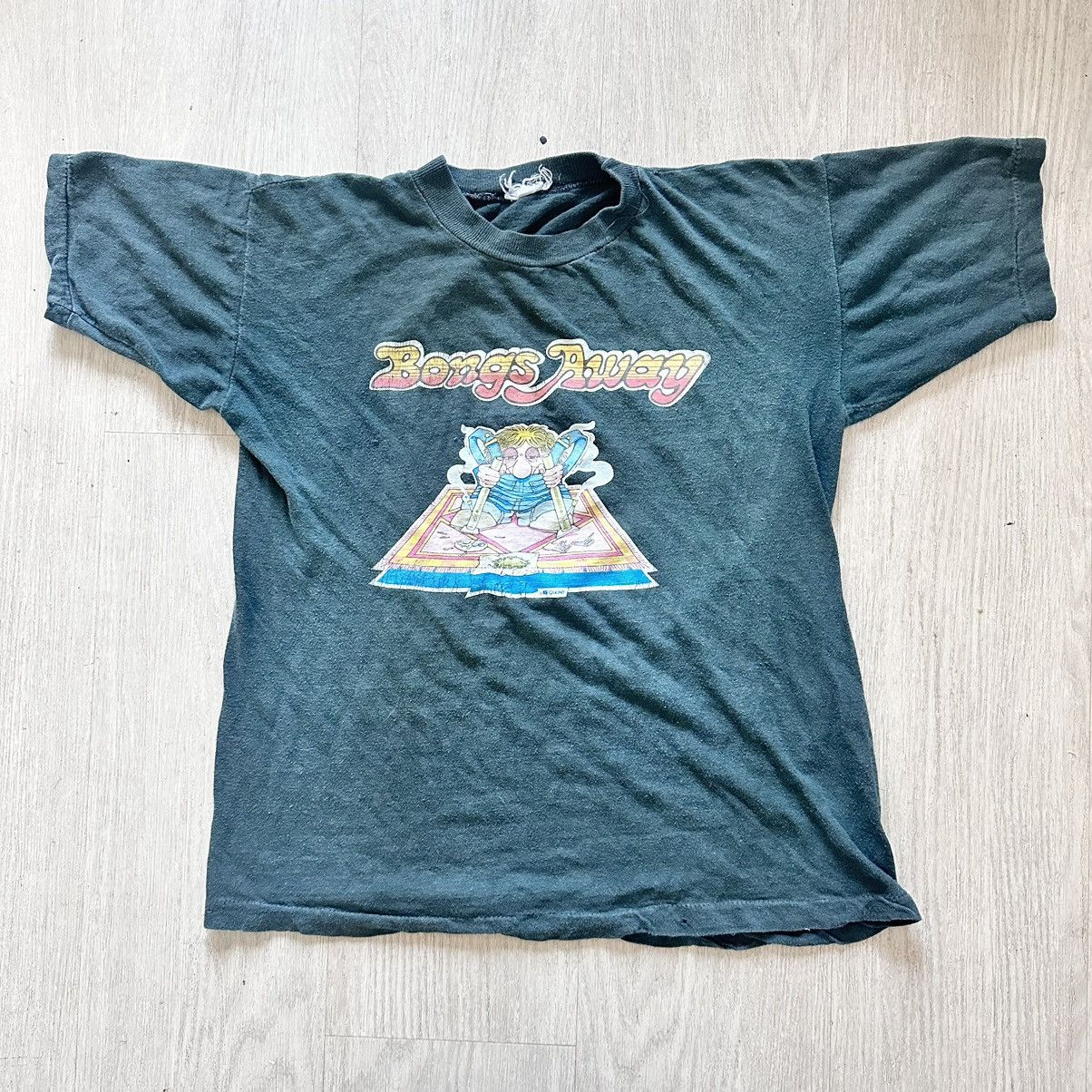 Vintage GRAIL Vintage 1970s Bongs Away Weed Shirt | Grailed