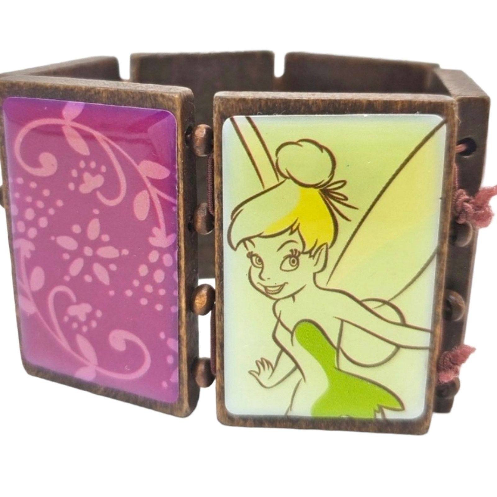 Disney Disney Tinker Bell Wooden Chunky Bracelet! | Grailed