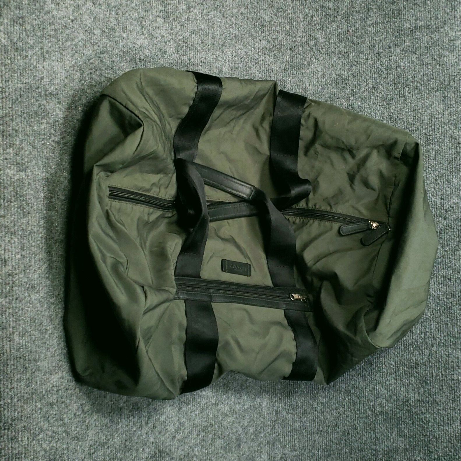 Coach Coach Bag Mens Green Varick Packable Duffle F93342 Leather Handle ...