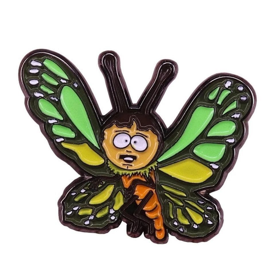 Pins South Park Randy Marsh BUTTERFLY Enamel Pins 163-1 | Grailed