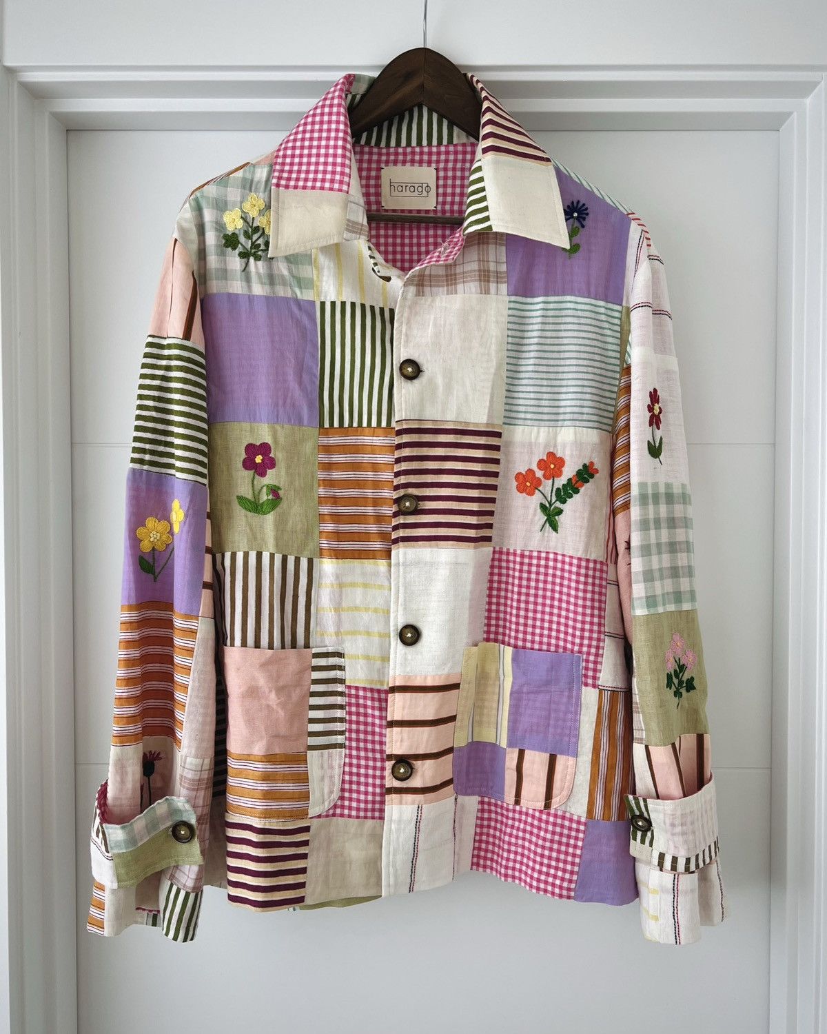 HARAGO HARAGO One of One Floral Kantha Jacket | Grailed