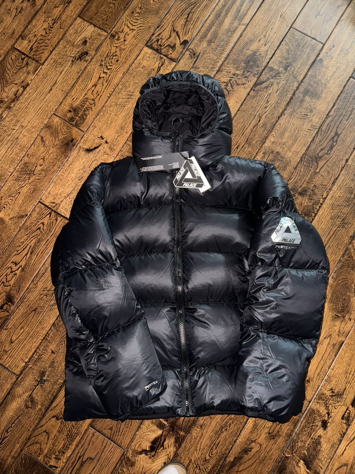 Palace Palace Pertex Opaque Balaclava Puffer Jacket Black | Grailed