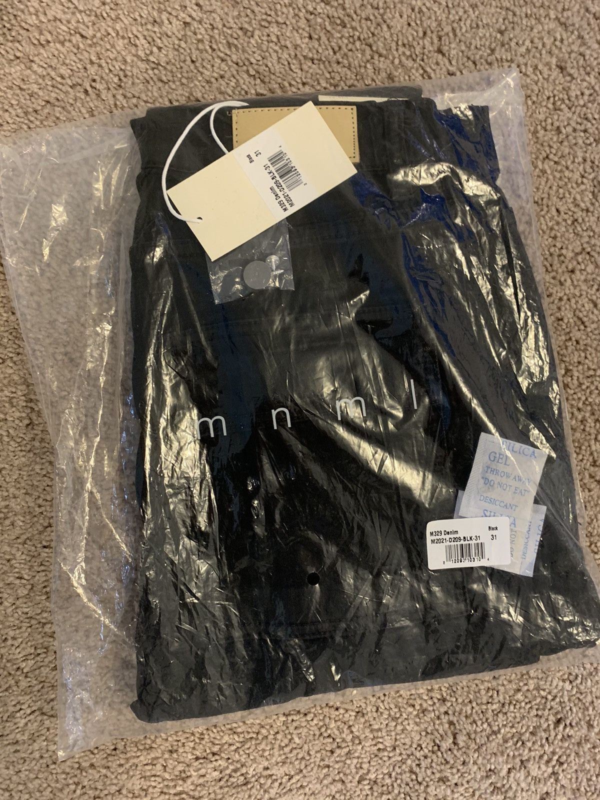 Underground og MNML M329 BLACKWAX CARGO MOTO BIKER DENIM [rick memphis ...