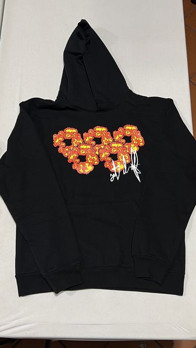 DENIM TEARS Offset Denim Tears Black Hoodie | Grailed