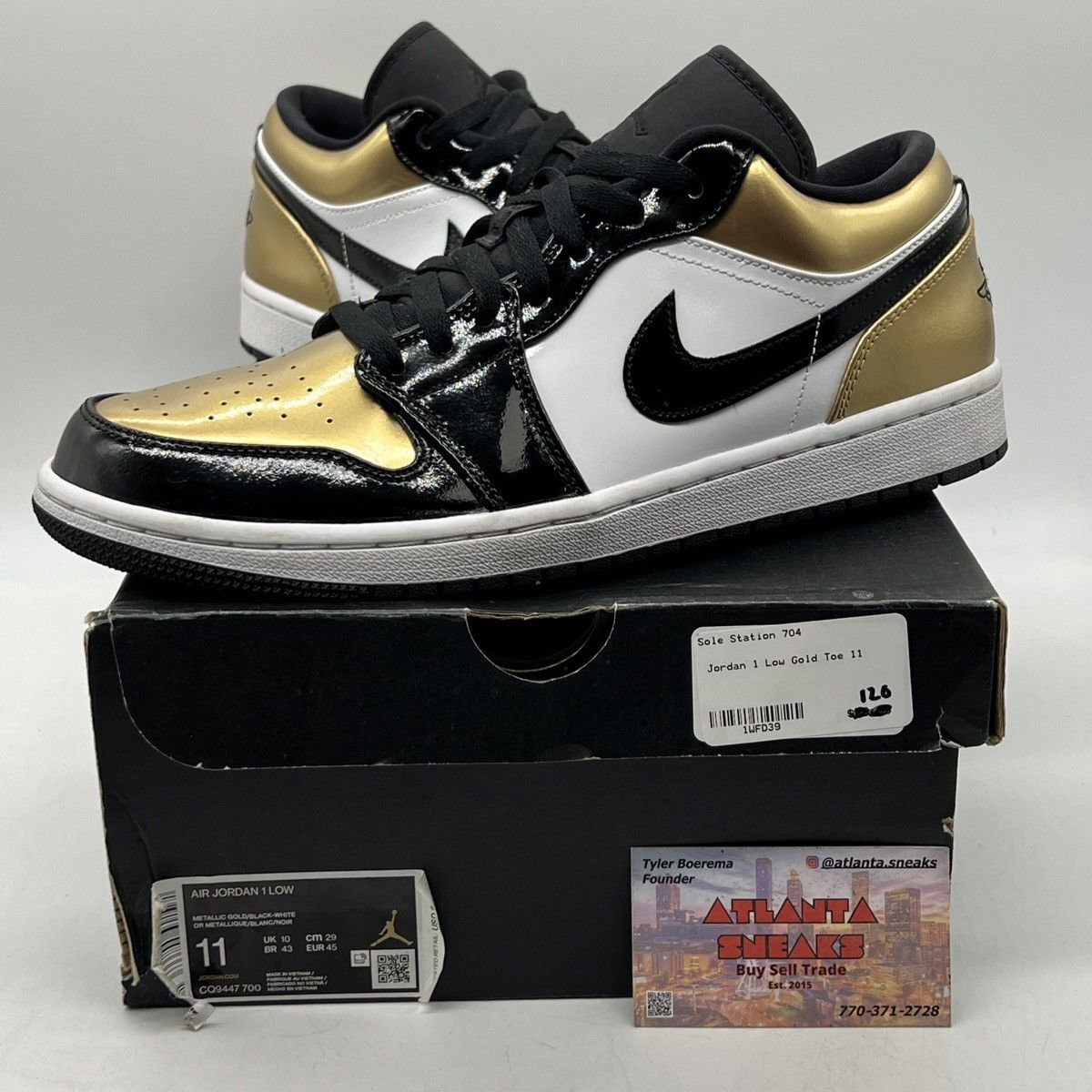 Nike Air Jordan 1 low gold toe | Grailed
