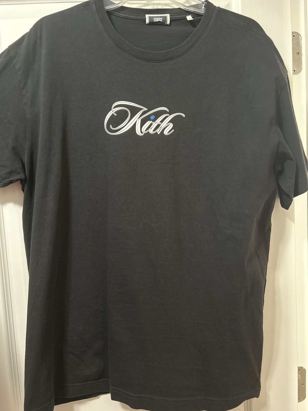 Kith Kith Cursive Logo Tee | Grailed