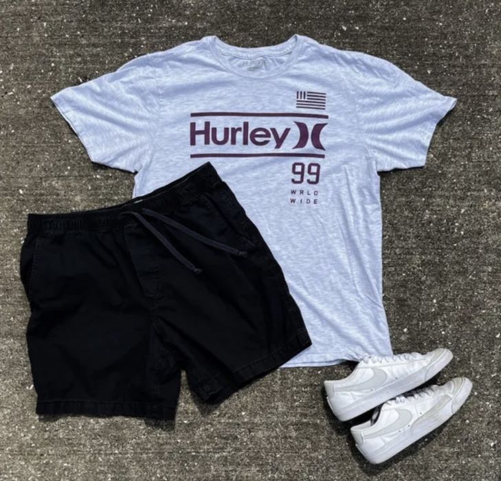 Vintage Hurley Mens World Wide 1999 Shirt | Grailed