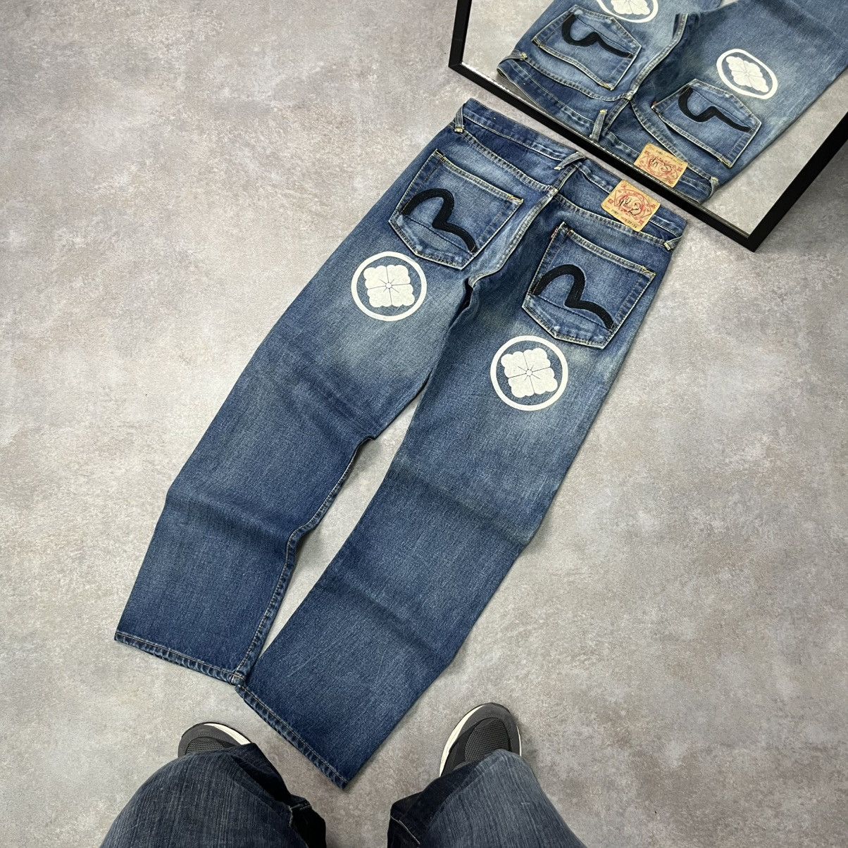 Evisu × Japanese Brand × Puma Evisu Japan vintage selvedge jeans size 32 | Grailed