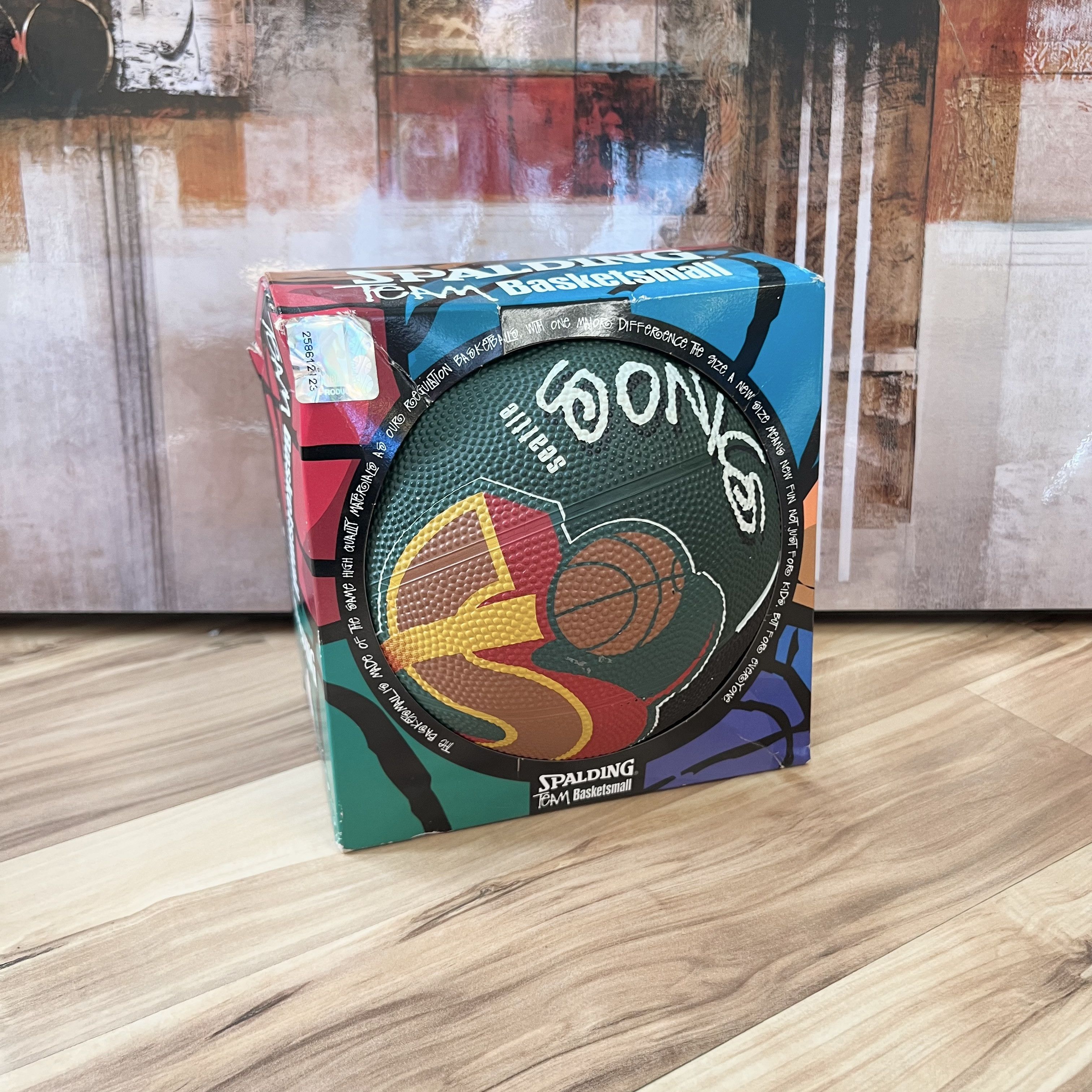 NBA × Spalding × Vintage 90s Spalding Seattle Sonics Mini Team NBA ...