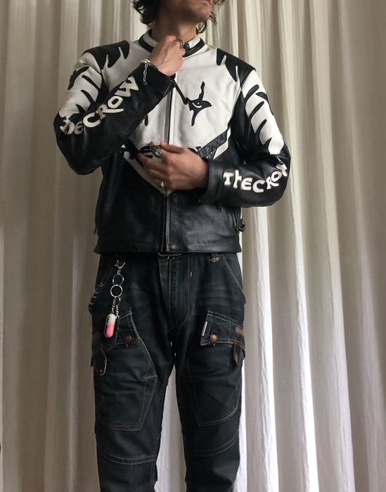 Vintage limited edition vintage biker jacket“The Crow” | Grailed