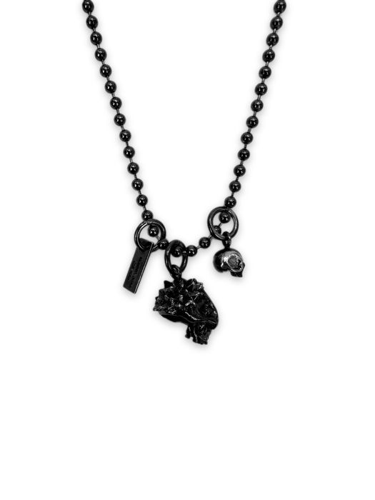 Number (N)ine SS06 Number (N)ine x Jam Home Made .925 Silver Skull ...