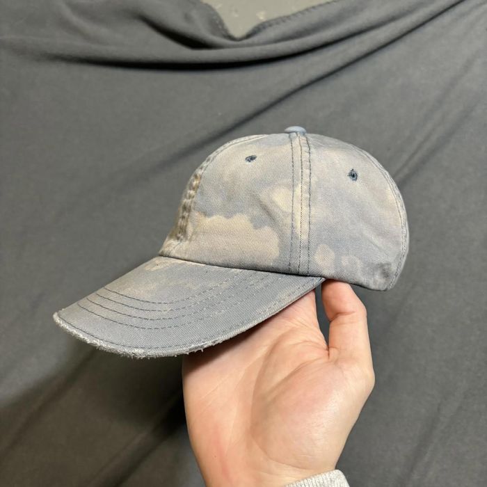 Designer Bleached Blue And Gray Baseball | Grailed