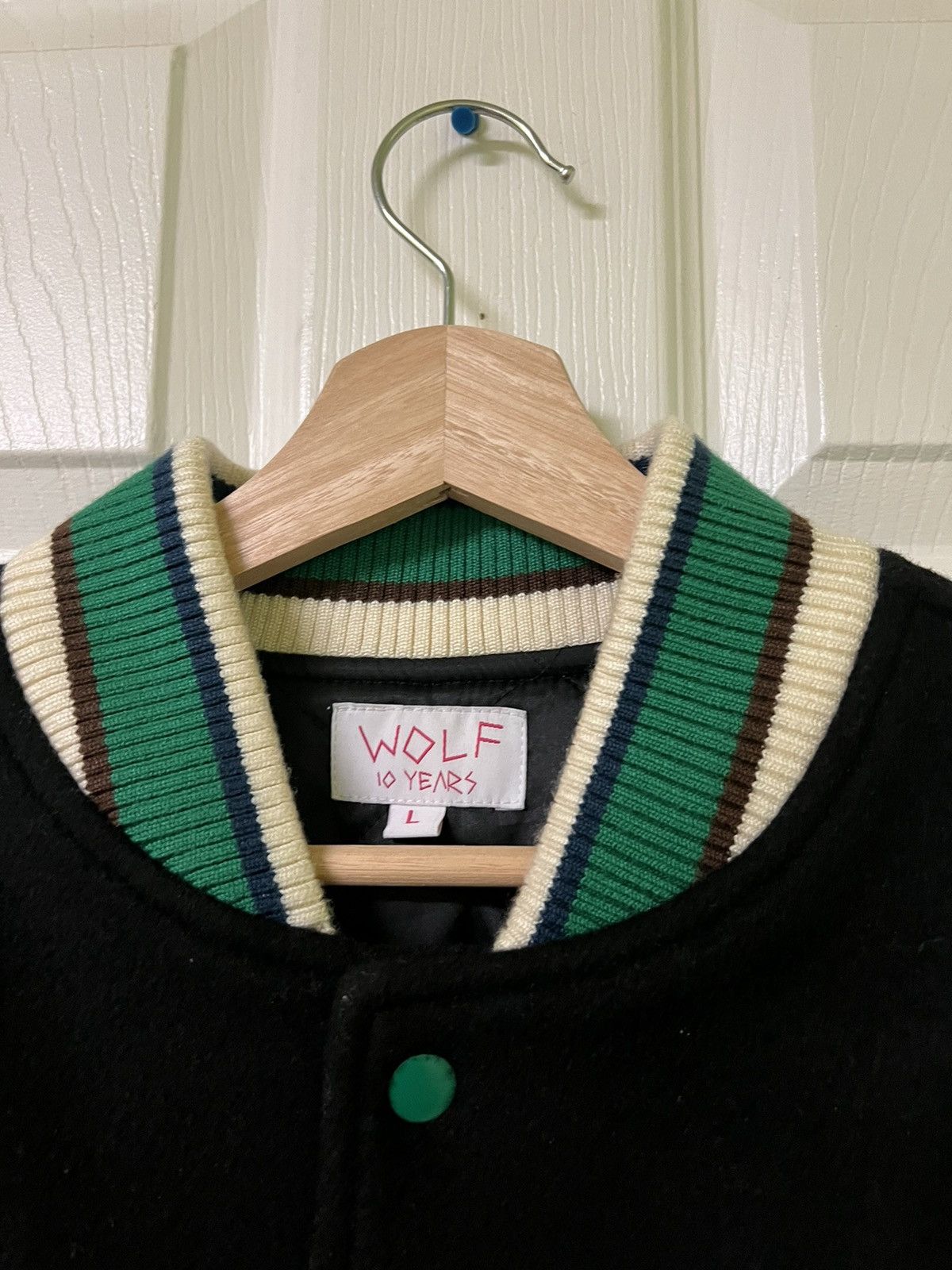 Golf Wang wolf 10th anniversary varsity jacket | Grailed