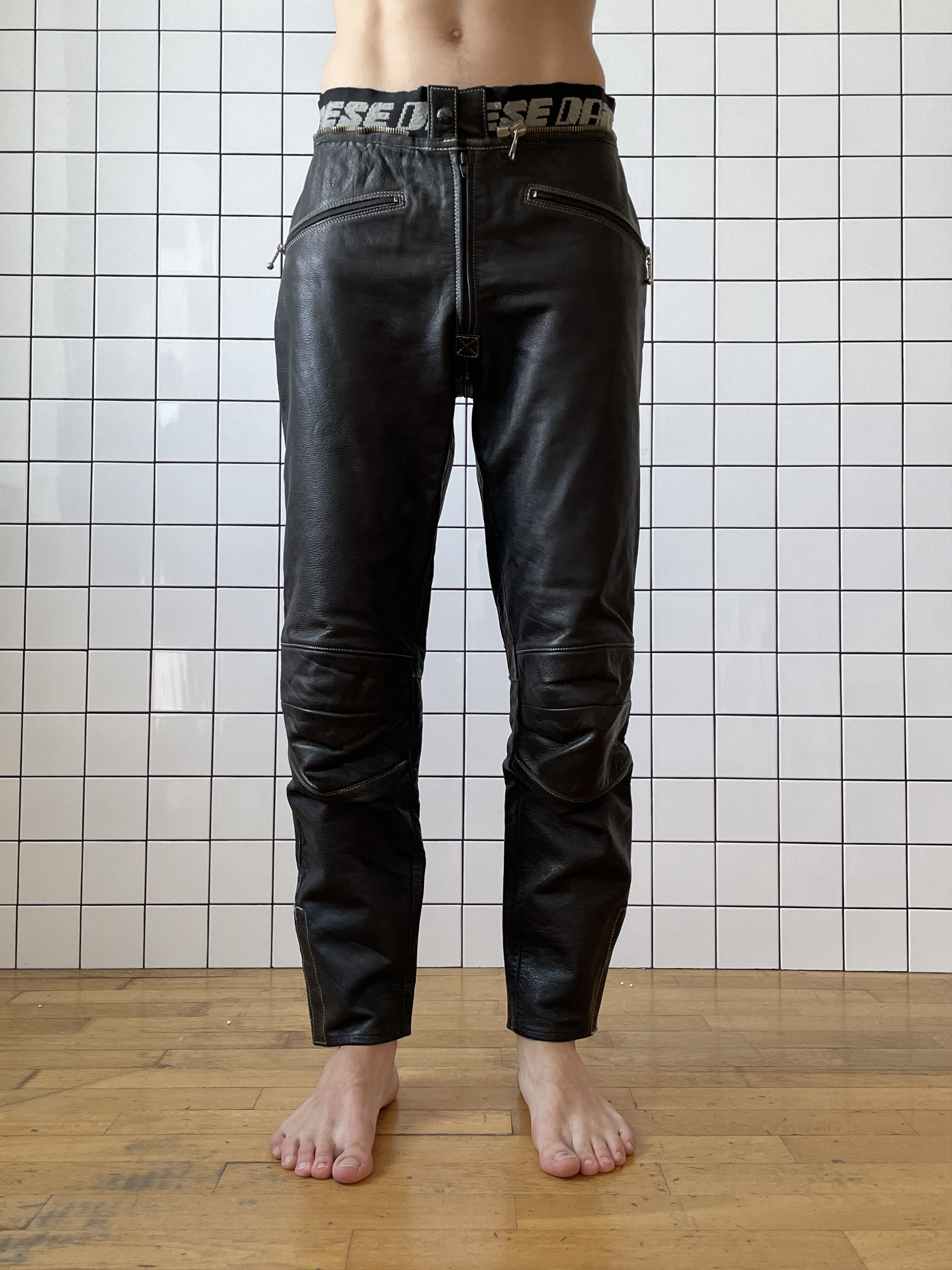 Vintage DAINESE Pants Racing Moto Leather 90s Vintage jacket S0006 ...