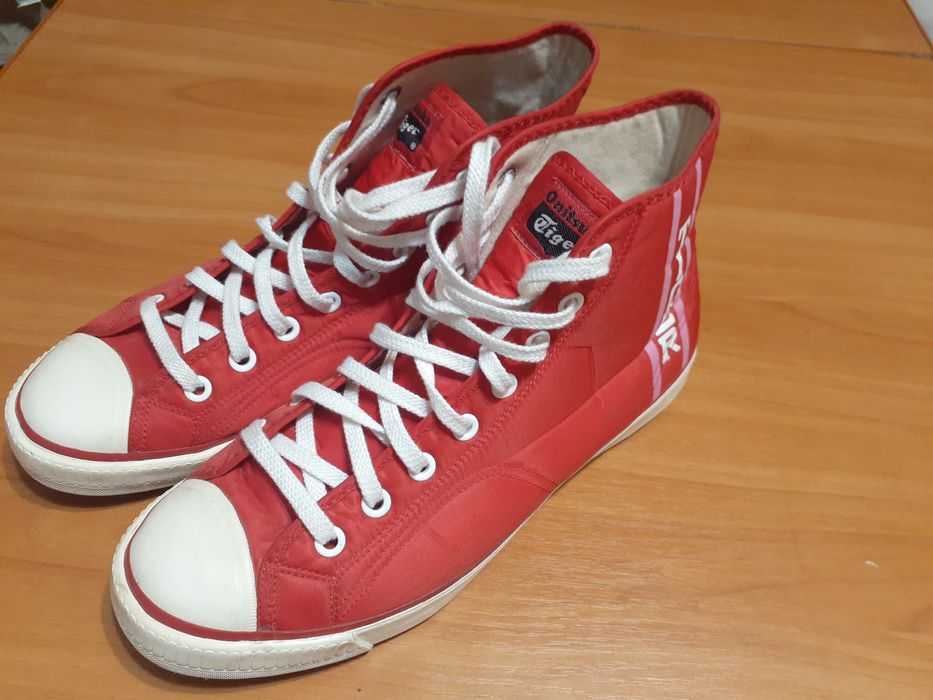 Onitsuka Tiger Onitsuka Tiger Red High-Top Sneakers | Grailed
