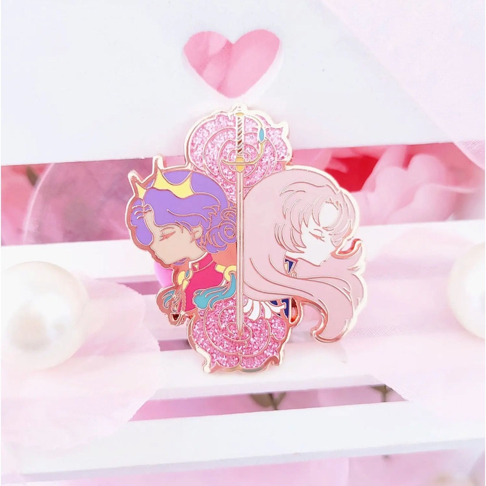 Japanese Brand Revolutionary Girl Utena Japanese Anime Hard Enamel Pins ...