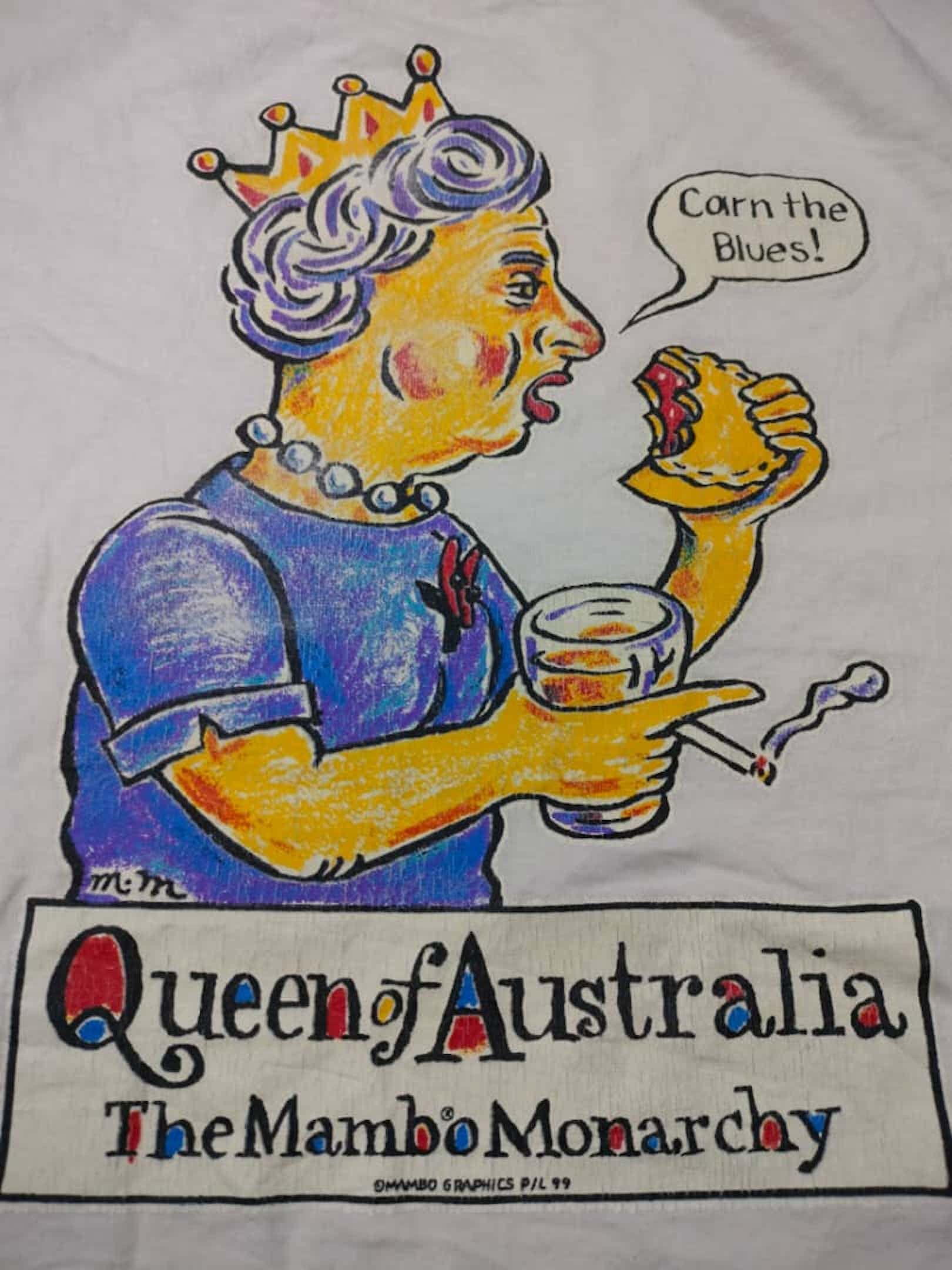 Mambo Vintage mambo Queen of Australia Monarchy | Grailed