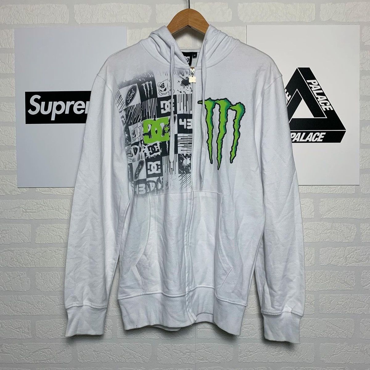 Ford × Racing × Vintage Ken BLOCK 43 Ford Monster Energy DC Hoodie ...