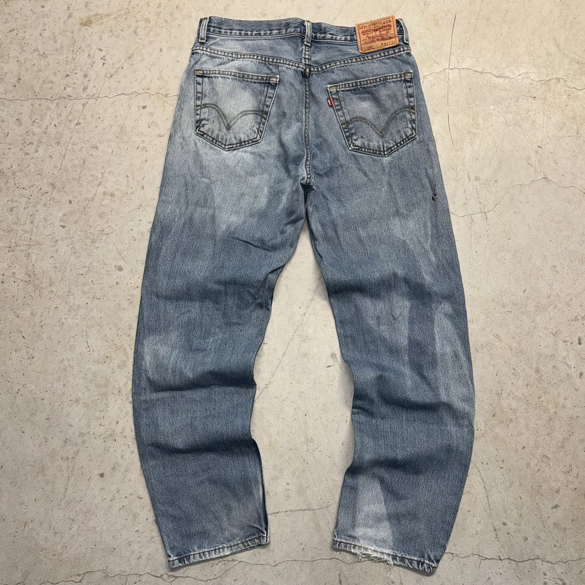 Vintage Crazy Vintage 90s Levi’s Baggy Jeans Faded Distressed Denim ...