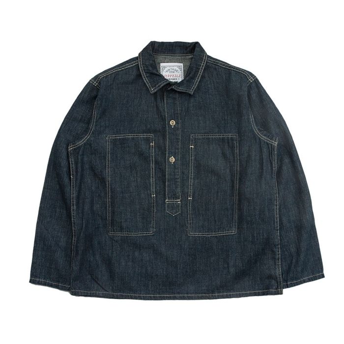 Vintage Blue Denim Work Uniform Jacket | Grailed