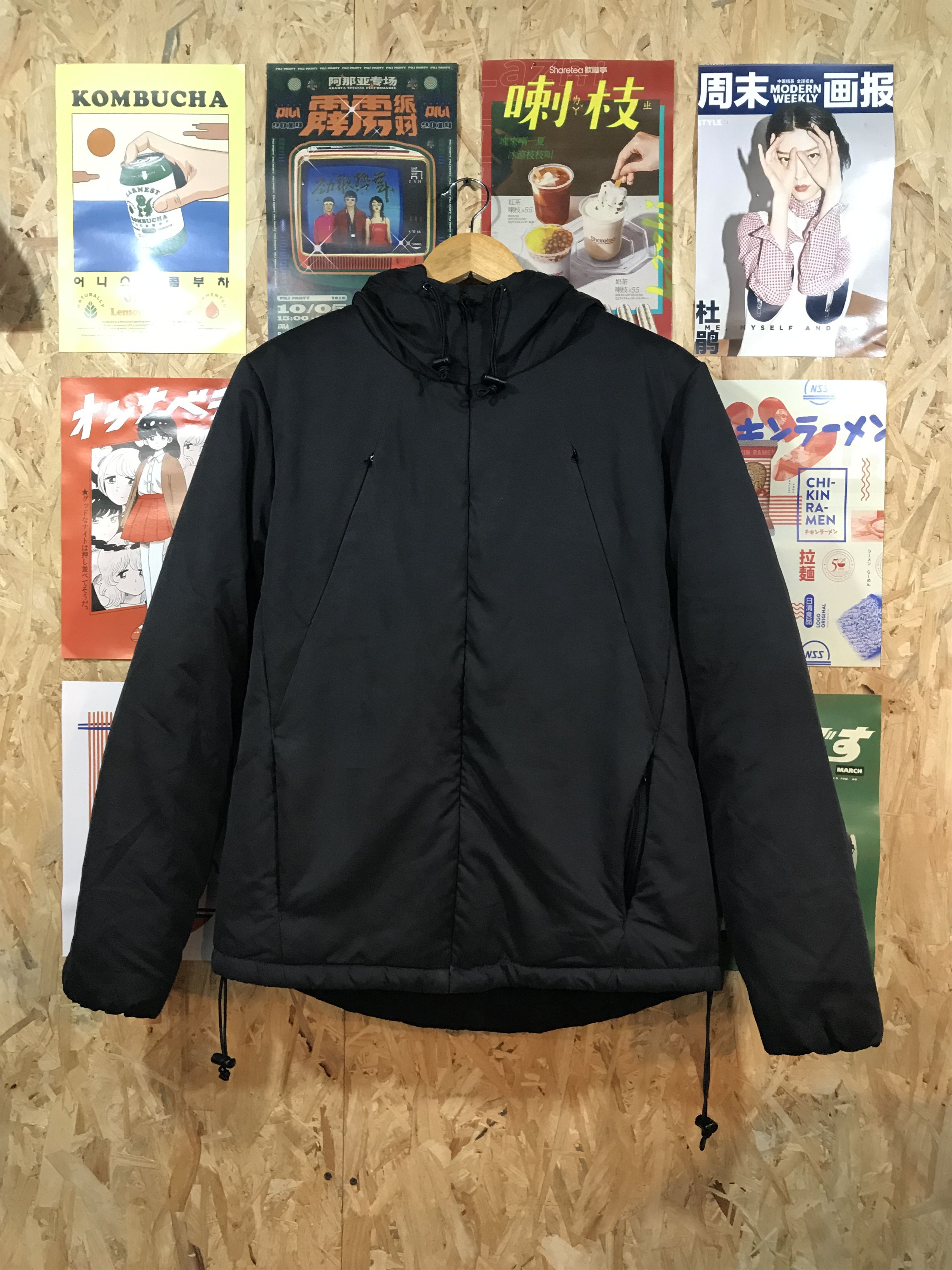 Number (N)ine Number Nine Black Puffer Hoodie Jacket | Grailed