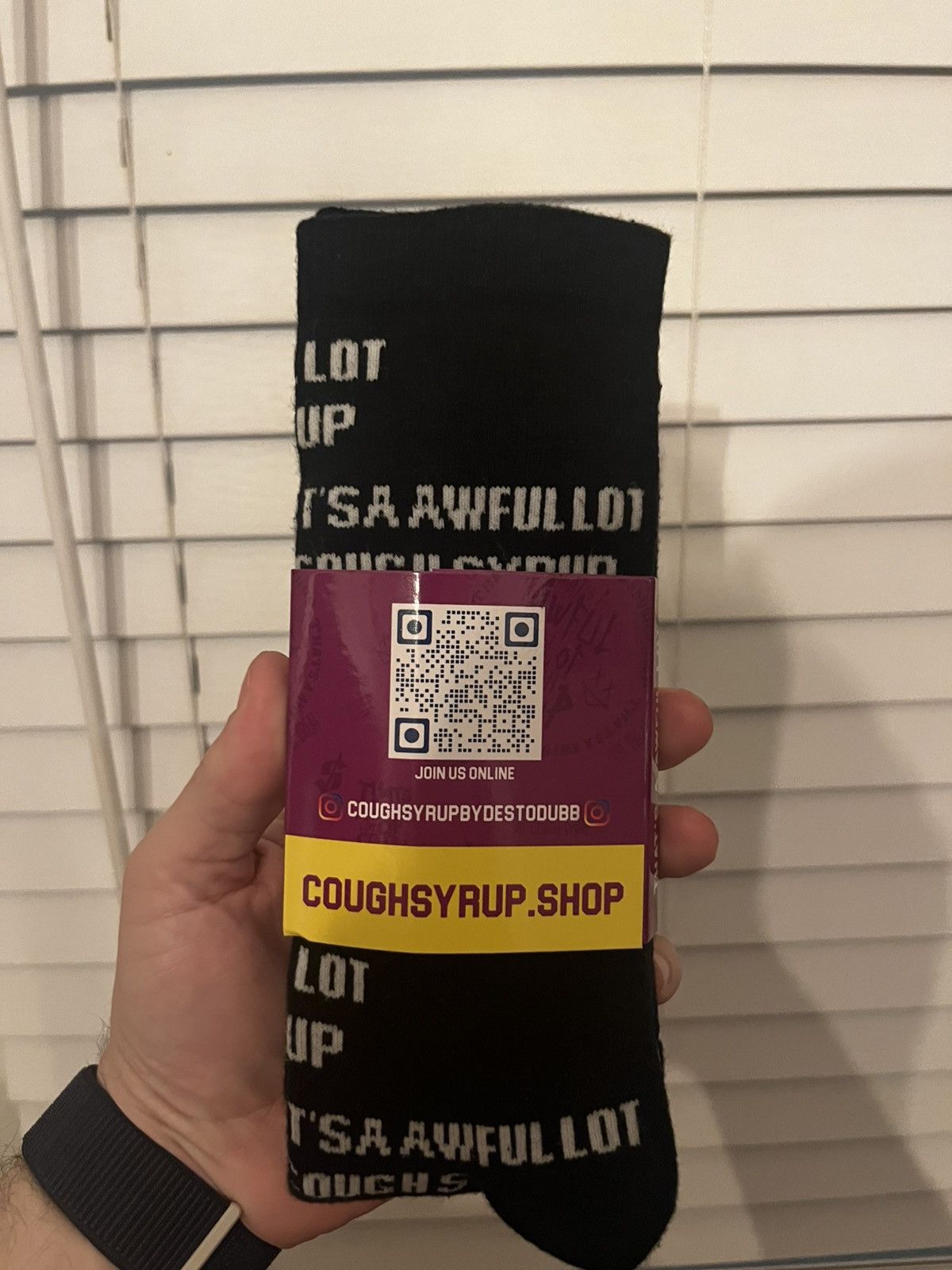 Awful Lot of Cough Syrup New socks | Grailed