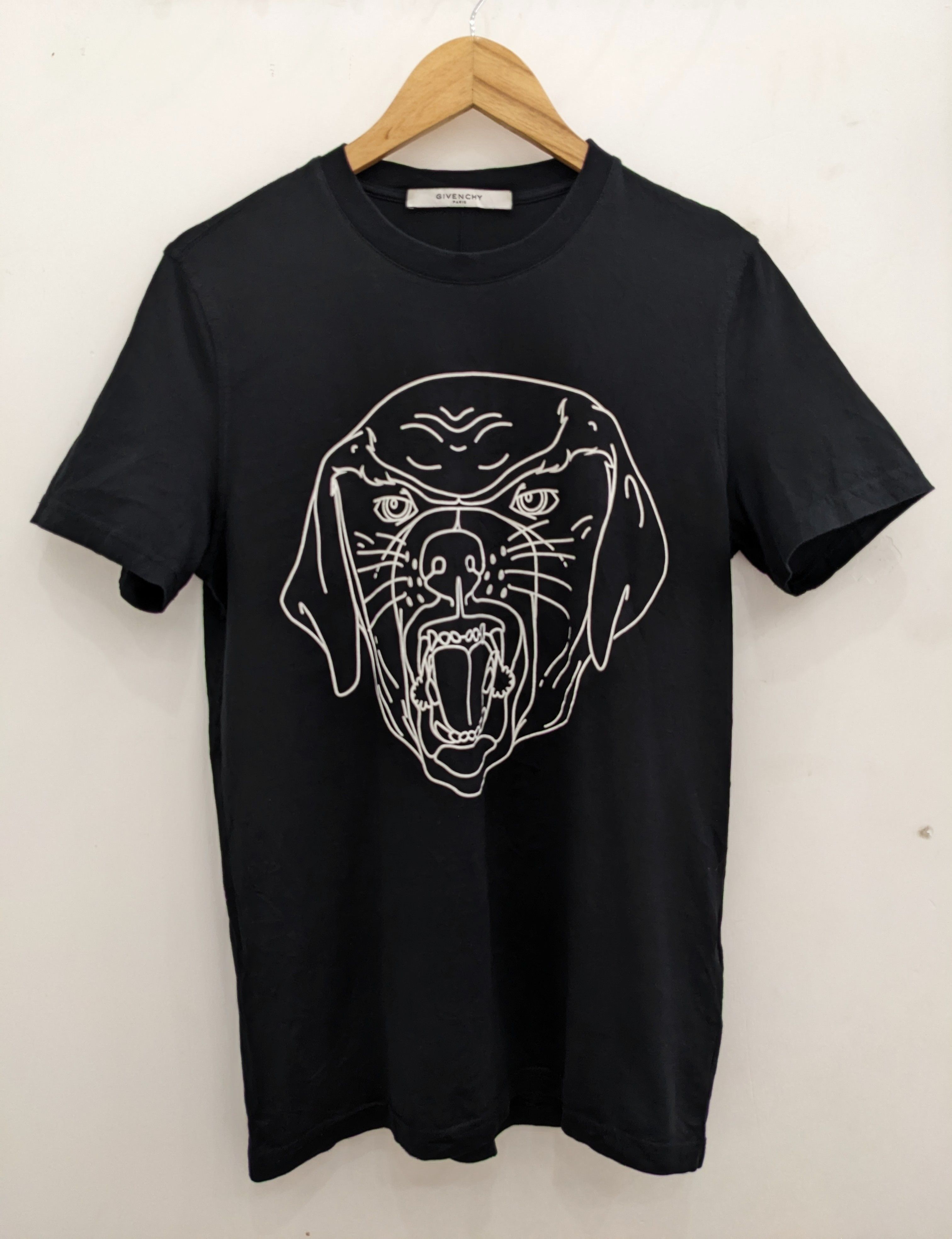 Givenchy GIVENCHY ROTTWEILER WHITE OUTLINE XS Oversized | Grailed
