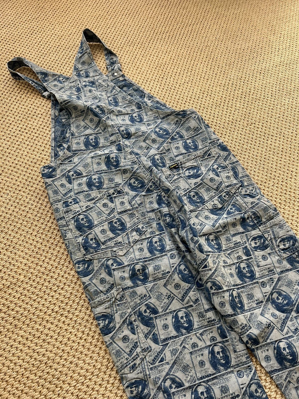 Supreme Supreme 100 Dollar Bill Overall | Grailed