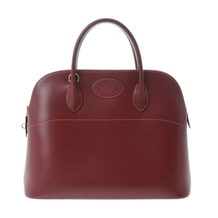 Hermes HERMES Bolide 37 Rouge Ash G Engraved [around 2003] Unisex Lycee ...