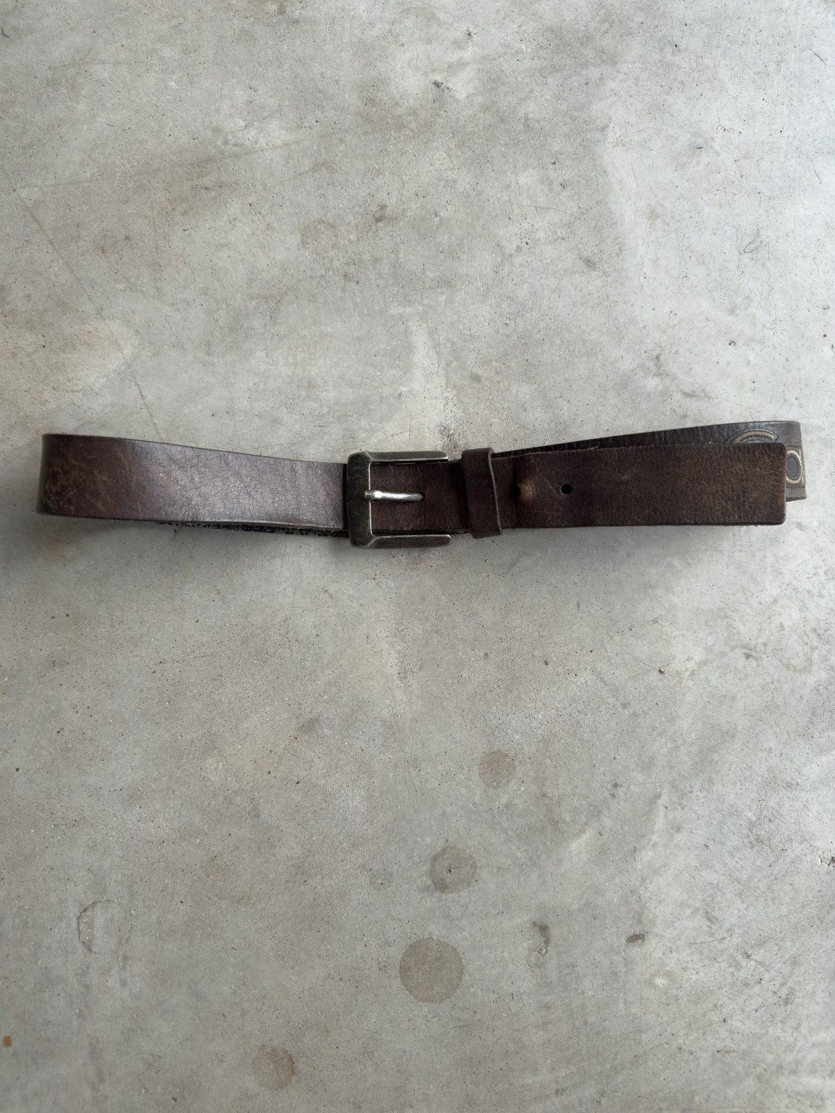 Calvin Klein Vintage 00s Calvin Klein Brown Leather Belt | Grailed