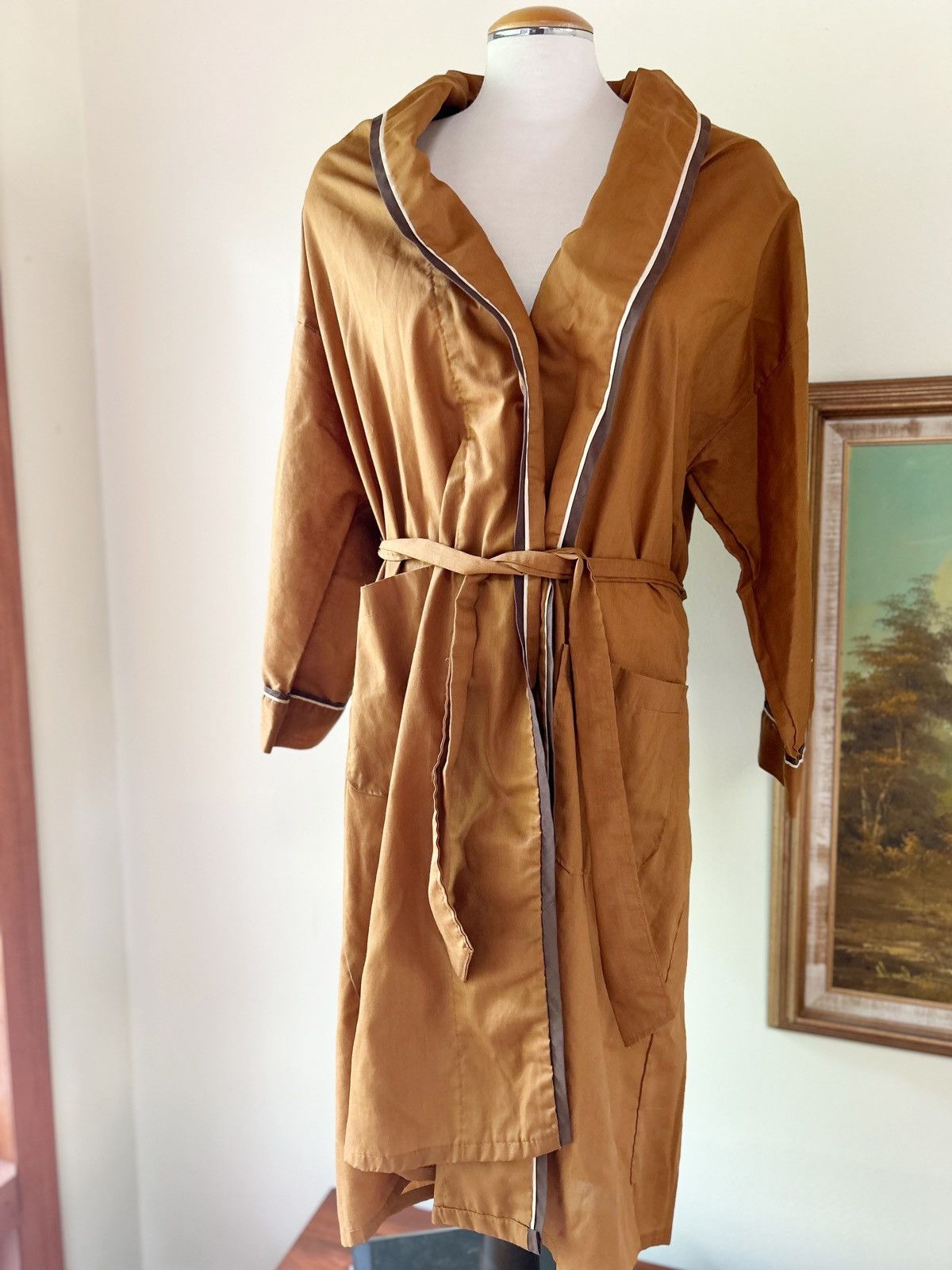 Vintage Vintage Brown Kmart Perma Press Mens Travel Robe | Grailed