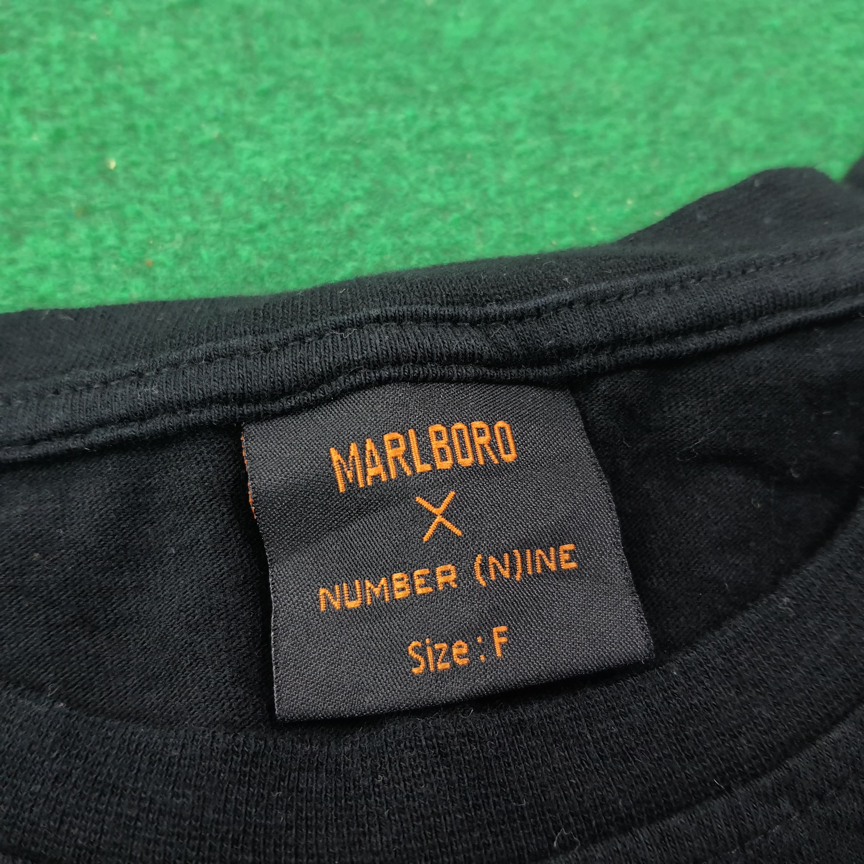 Number (N)ine Vintage Marlboro x Number Nine Custom Logo Tshirt C223N60 ...