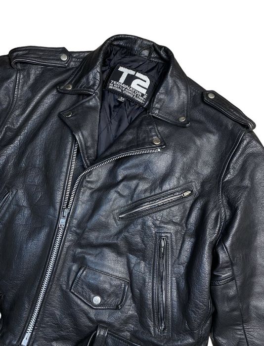 Universal Studios T2 leather jacket Universal Studios Terminator 2 MFC ...