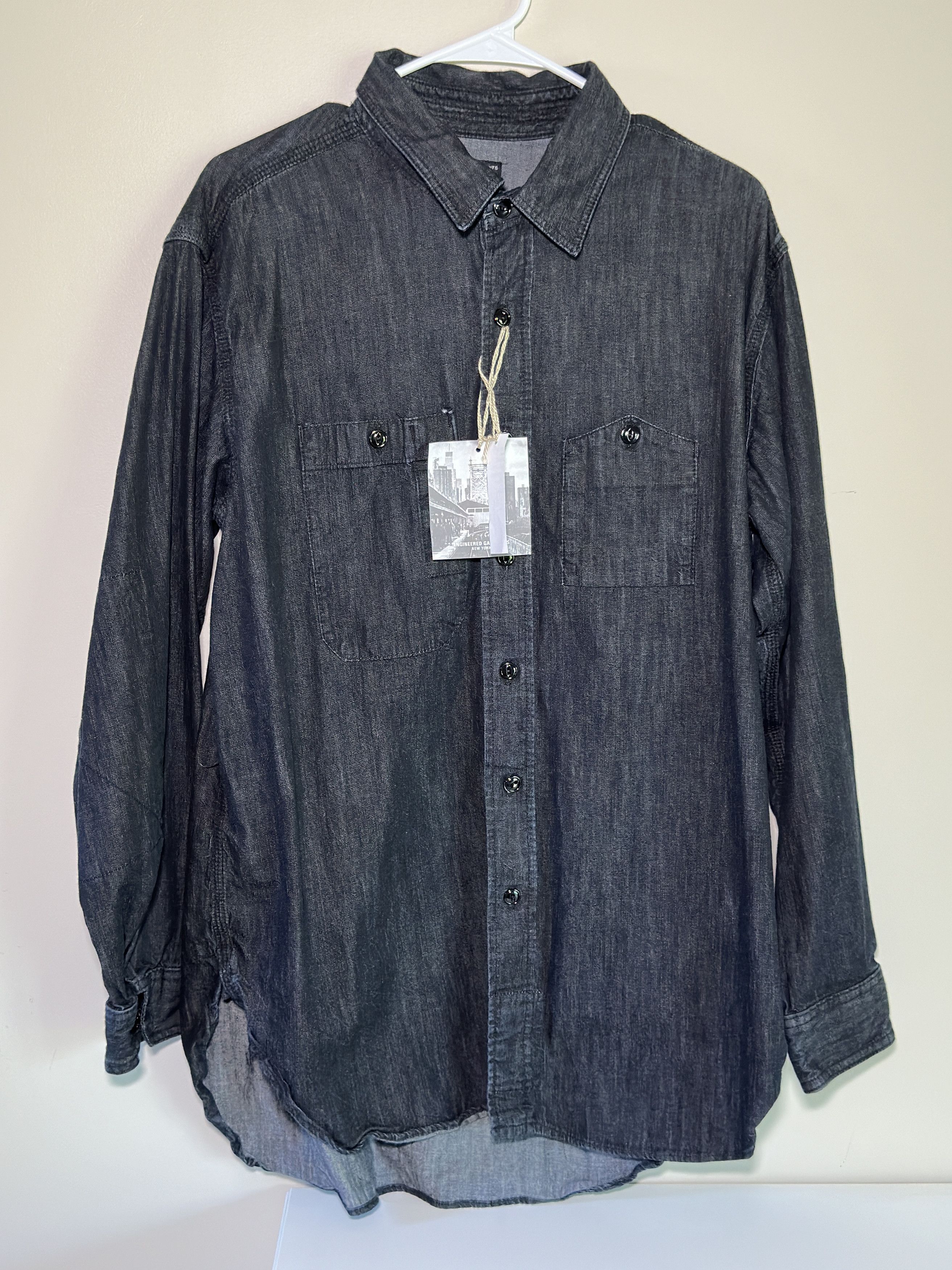 Engineered Garments FW23 Engineered Garments Workshirt - Black Denim | Grailed