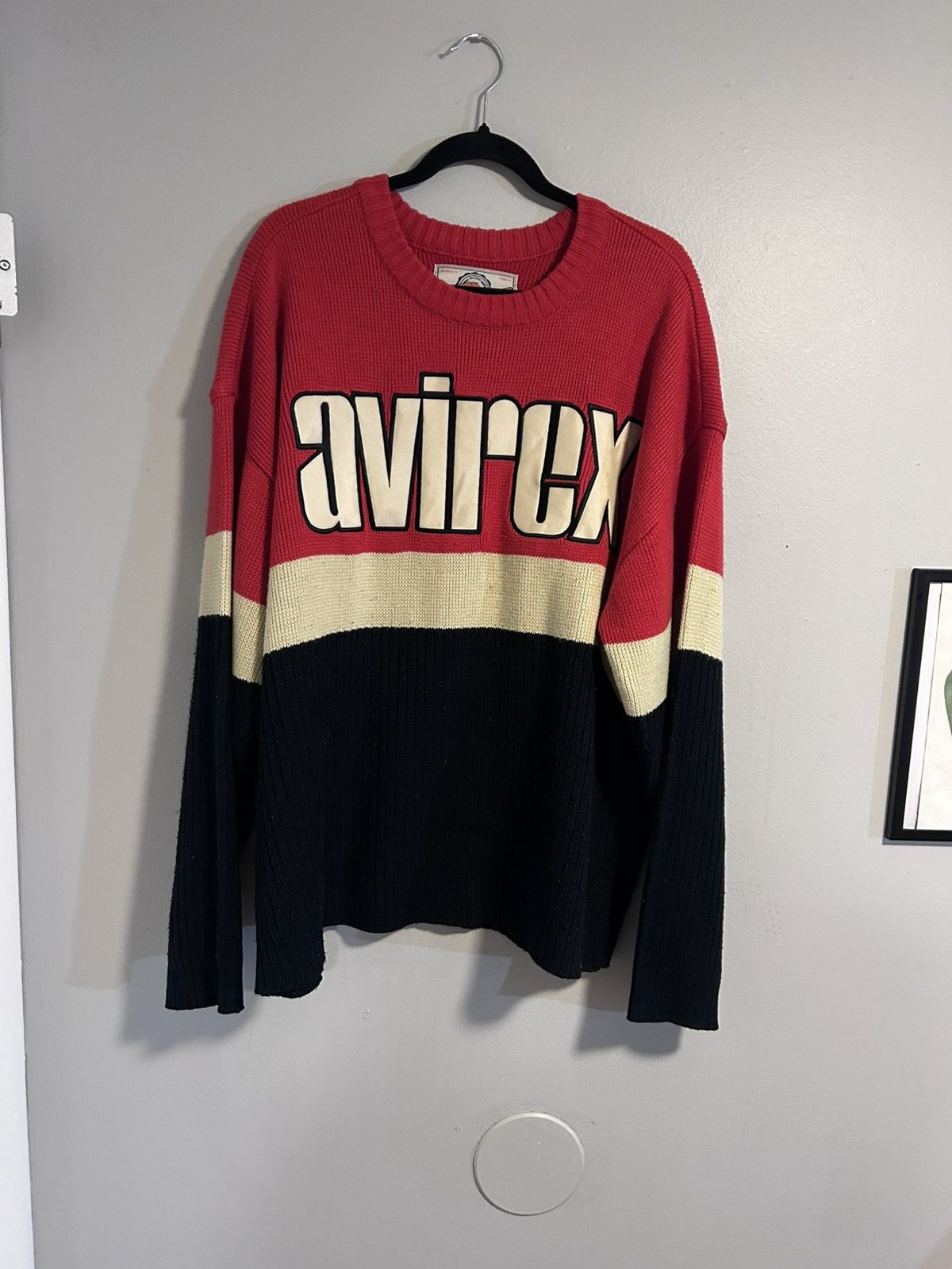 Archival Clothing × Avirex × Vintage Vintage Avirex Oversized Knit ...