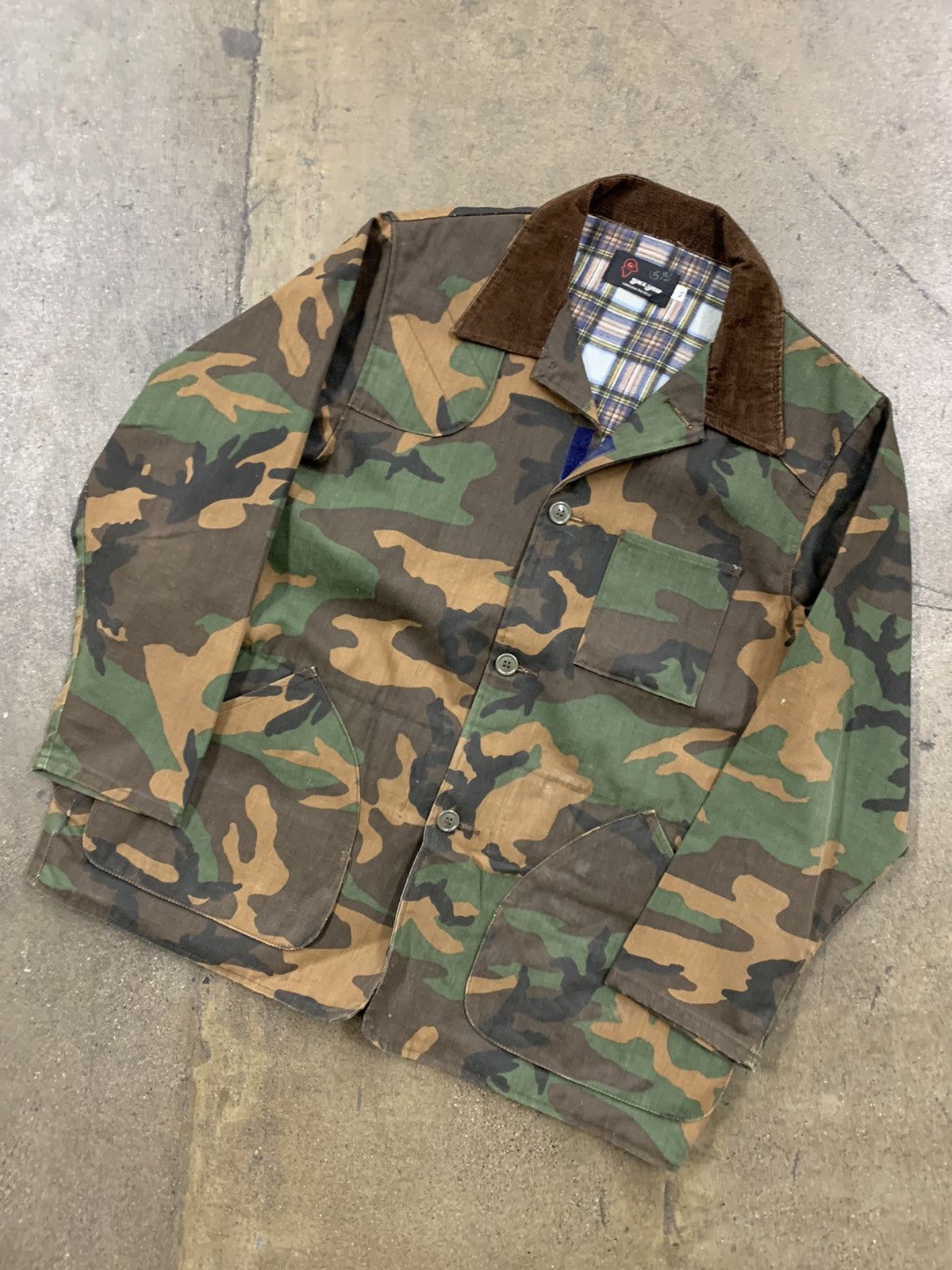 Vintage Vintage Black Sheep Flannel Lined Camo Jacket | Grailed