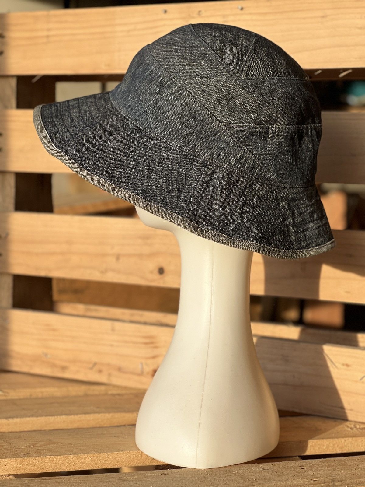 Hat × Japanese Brand × Streetwear Denim Vintage Japanese Bucket Hat ...