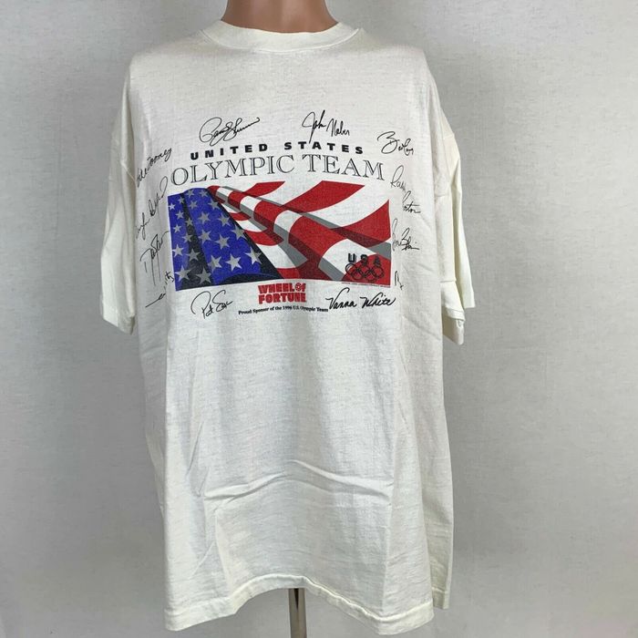 Hanes United States Olympic Team Wheel Of Fortune Sponsor Single Stitch ...