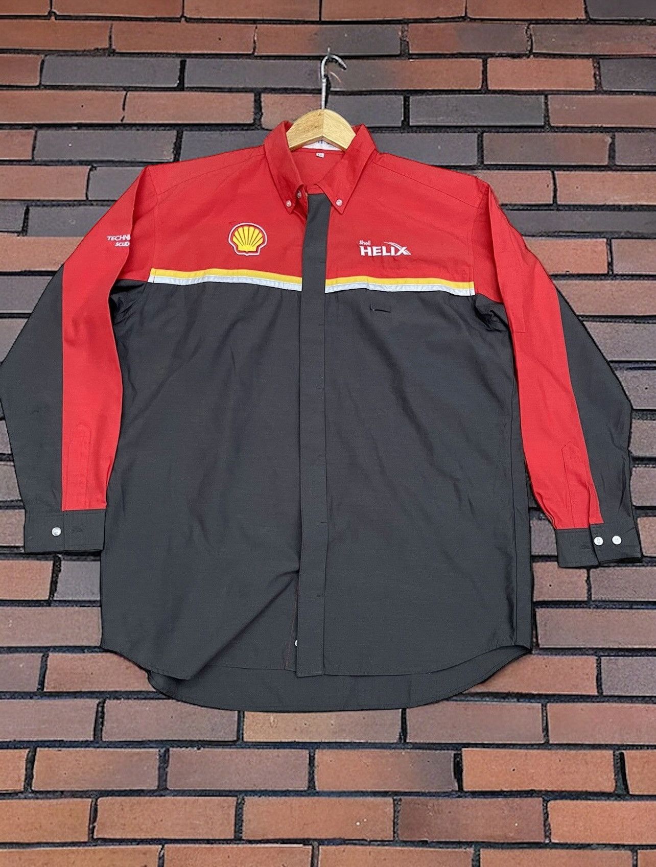 Ferrari × Racing × Vintage Vintage Ferrari Shell Helix Works Shirt ...