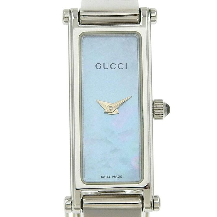 Gucci GUCCI Watch 1500L Stainless Steel Swiss Made Silver Quartz Analog ...