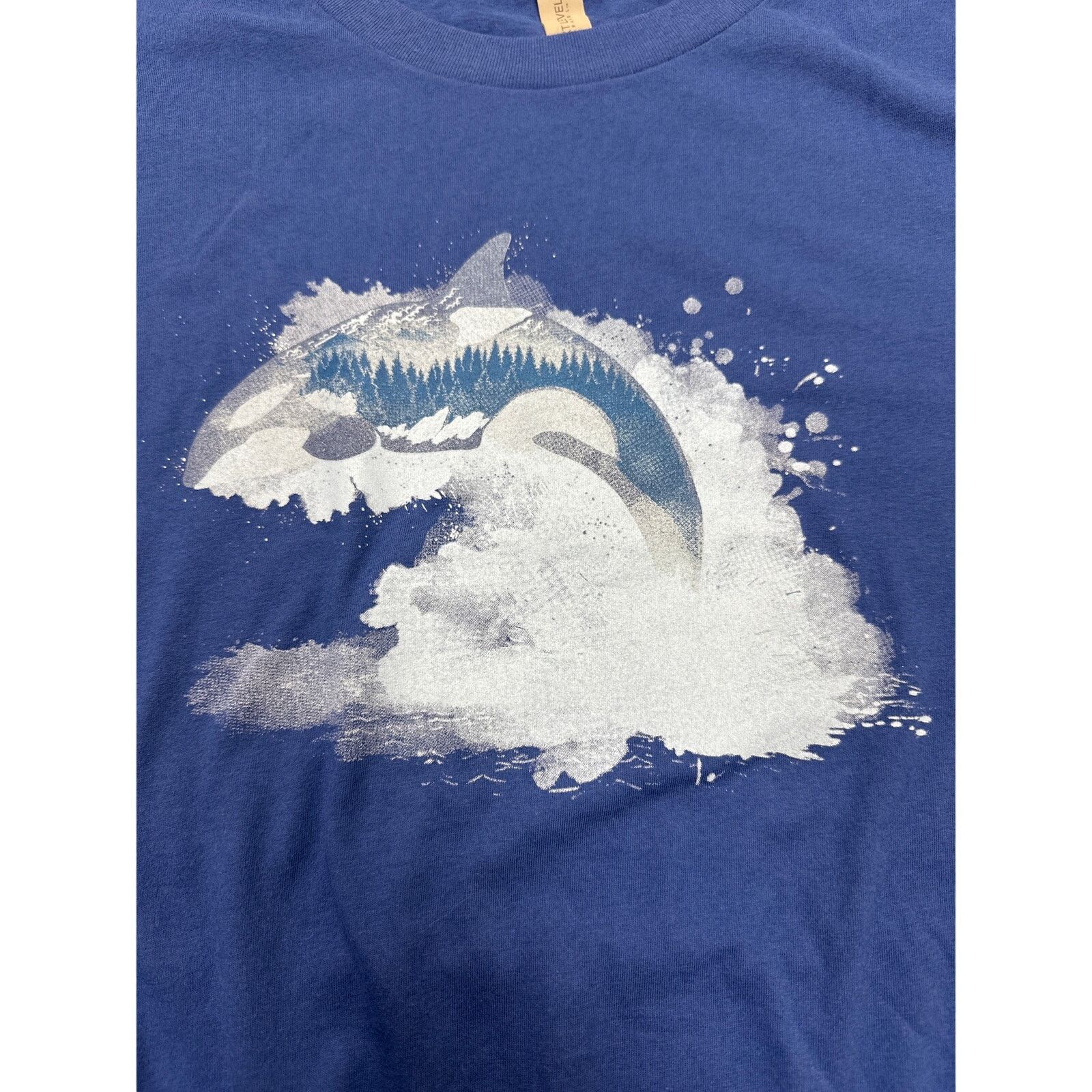 Next Level Apparel Endangered Species Coalition Orca Shirt Long Sleeve ...