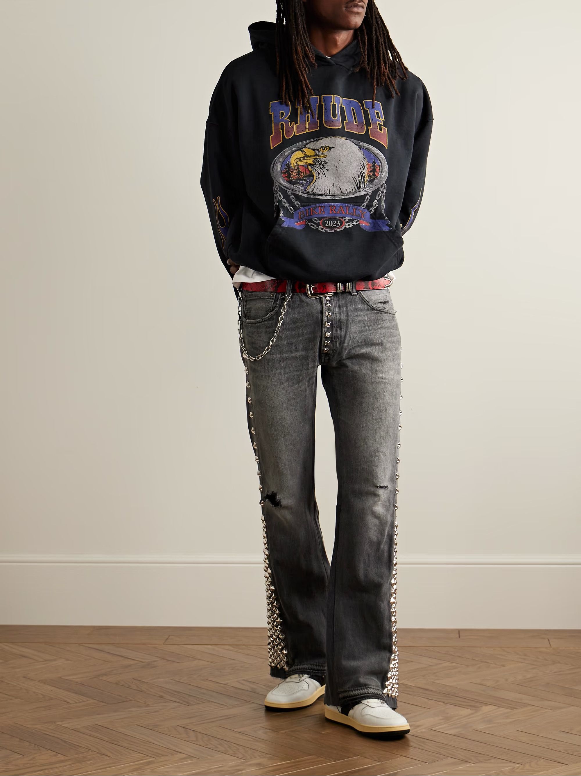 Rhude RHUDE Screaming Eagle Logo-Print | Grailed