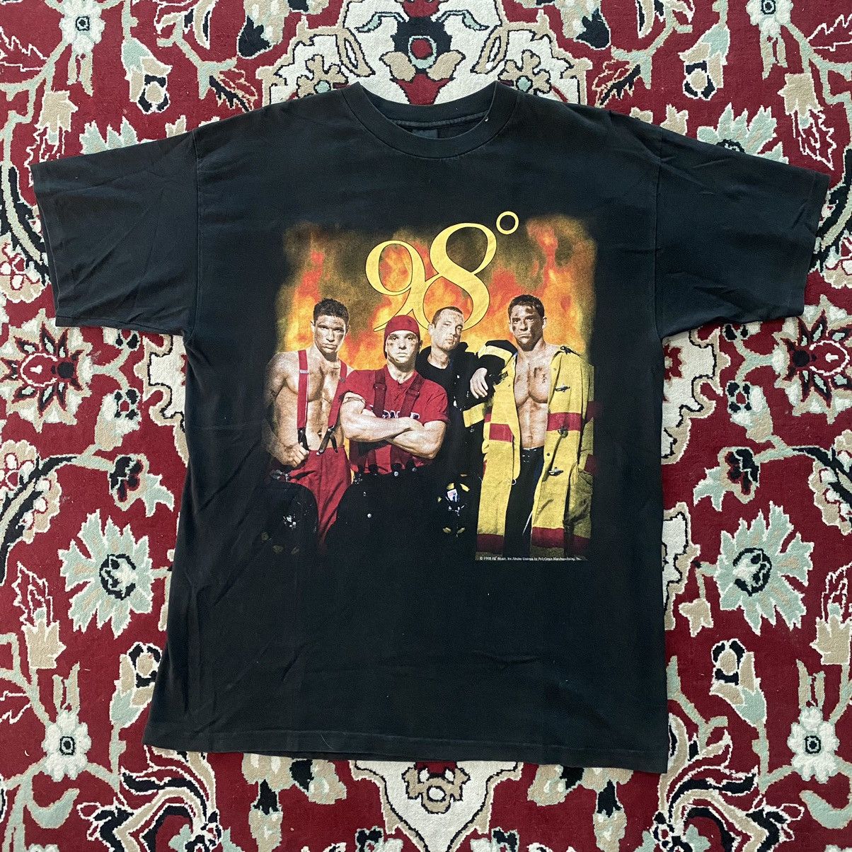 Band Tees × Vintage Vintage 98 Degrees Tshirt | Grailed