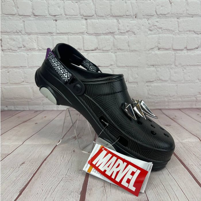 Crocs Crocs Classic Marvel Black Panther All Terrain Clogs Mens 10 ...