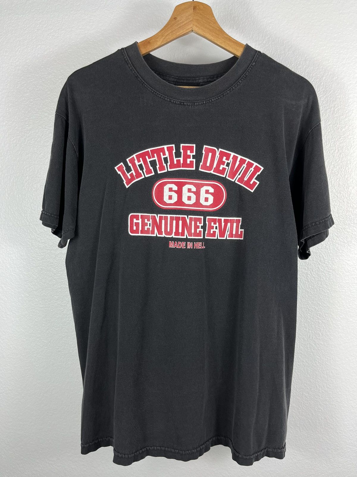 Streetwear × Vintage Vintage Y2k OG Little Devil 666 BMX Logo T-shirt ...